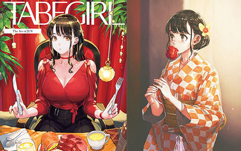 [会员][画集][じゅん(navigavi)]TabeGirl - The Art of JUN[128P] | 萌绘