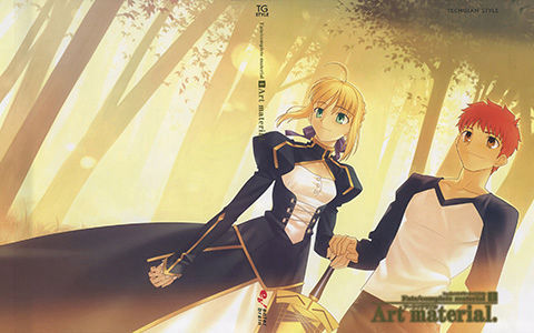 [会员][画集][Type-Moon]Fate/complete material I - Art material[247P] | 萌绘